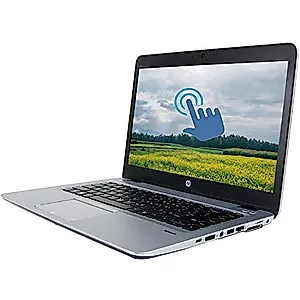HP EliteBook 840 G4 14 inches Full HD Laptop, Touch Screen, Core i7-7600U 2.8GHz up to 3.9GHz, 16GB RAM, 512GB Solid State Drive, Windows 10 Pro 64Bit, CAM (Renewed)