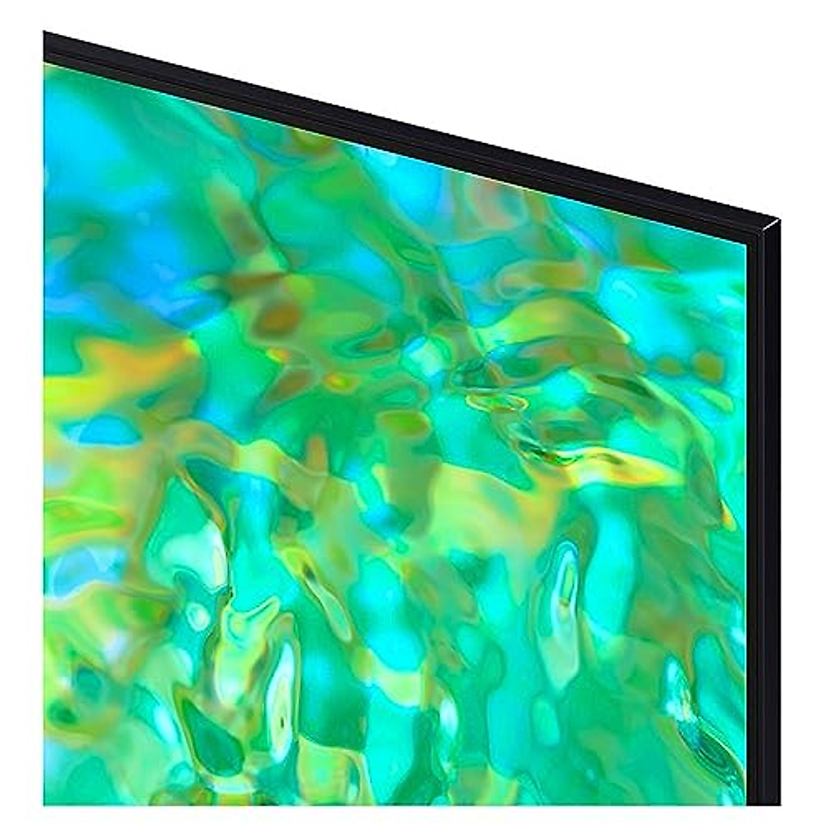 SAMSUNG UN50CU8000 50 inch Crystal UHD 4K Smart TV (2023) Bundle with Monster TV Full Motion Wall Mount for 32"-70" with 6 Piece Sound Reactive Lighting Kit