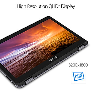 ASUS ZenBook Flip UX360UA 13.3-inch Touchscreen Convertible Laptop, Core i7, 16GB, 512GB SSD, Windows 10, Fingerprint Reader