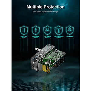 USB Wall Charger,Arttron 30W 4-Port USB Wall Charger Adapter,USB Charging Stations Lightweight Design,Foldable Wall Plug Multiport Charger for iPhone iPad Tablets Smartphones, Home Office Use