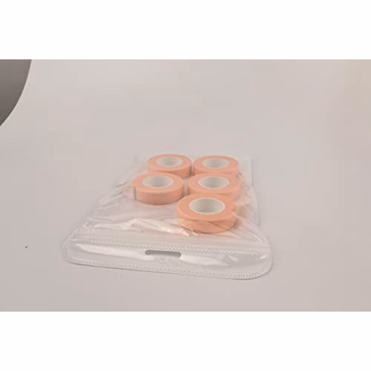 EBANKU 5 Rolls Eyelash Extension Tape, Eyelash Tape for Lash Extension Breathable Micropore Fabric Tape for Eyelash Extension Supplies (9m/10 Yards)