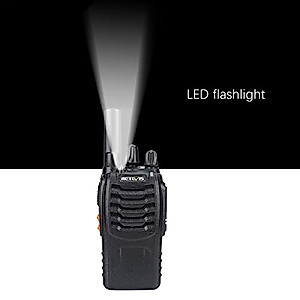 Retevis H-777 2 Way Radios, Walkie Talkies for Adults, Rechargeable Long Range Two Way Radio, Shock Resistant, Short Antenna for Business Education(10 Pack)