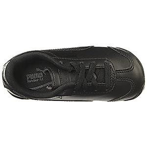 PUMA Roma Basic Kids Sneaker (Toddler/Little Kid/Big Kid) , Black/Black, 6 M US Toddler