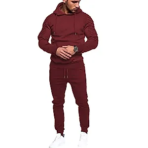 COOFANDY Men's Tracksuit Set 2 Piece Hoodie Sweatsuit Casual Jogging Athletic Suits Set
