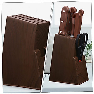 HONMEET 1pc Knife Holder Utensils Utensil Holder Drawer Desktop Drawer Plastic Storage Rack Sharpening Holder Cutlery Block Holder Kitchenware Storage Rack Household Cutter Rack Shelf