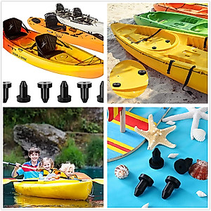 XHBTS 12 Pack Scupper Plugs for Kayak Drain Plug, Canoe Drain Stoppers Drain Plug Kayak Plugs Kayak Accessories Compatible with Most Kayak Boat Drain Plug