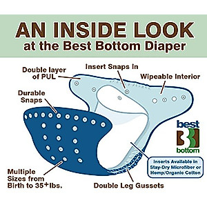 Best Bottom BIGGER All In Two Diaper Cover - Loch Ness