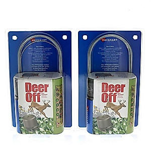 Havahart DO5600-B Deer Off Weatherproof Deer Repellent; Weatherproof; Odorless To Humans; Safe for Vegetable Gardens; Ready-To-Use; 6 Per Pack (Pack of 2)
