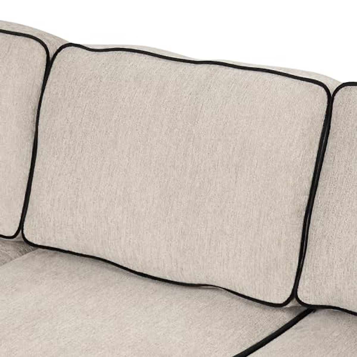 Eafurn Symmetrical Sectional Sofa with Pull Out Bed, 83" L-Shaped Convertible Corner Couch with Removable Backrest,Linen Upholstery Sofabed with USB Ports, 2 Power Sockets and Throw Pillows