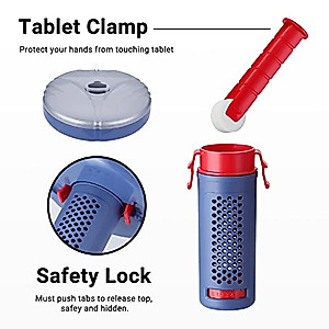 INKBIRDPLUS Mini Chlorine Floater Dispenser, Chlorine Floater 1 Inch Tablet for Chlorine & Bromine, for Bromine Floater Hot Tub, Spa Chlorine Floater, Small Pool Chlorine Floater, 6 Flow Control