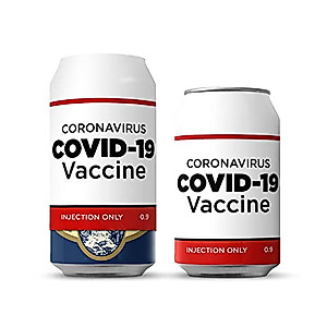 Beersy Silicone Sleeve Beer Can Cover - Insulated Can Sleeve - Novelty Disguise for Outdoor Events, Golf, Parties, Concerts,Tailgates - Hide a Beer to Look Like Soda, Fits 12 oz (Wellness Disguise)