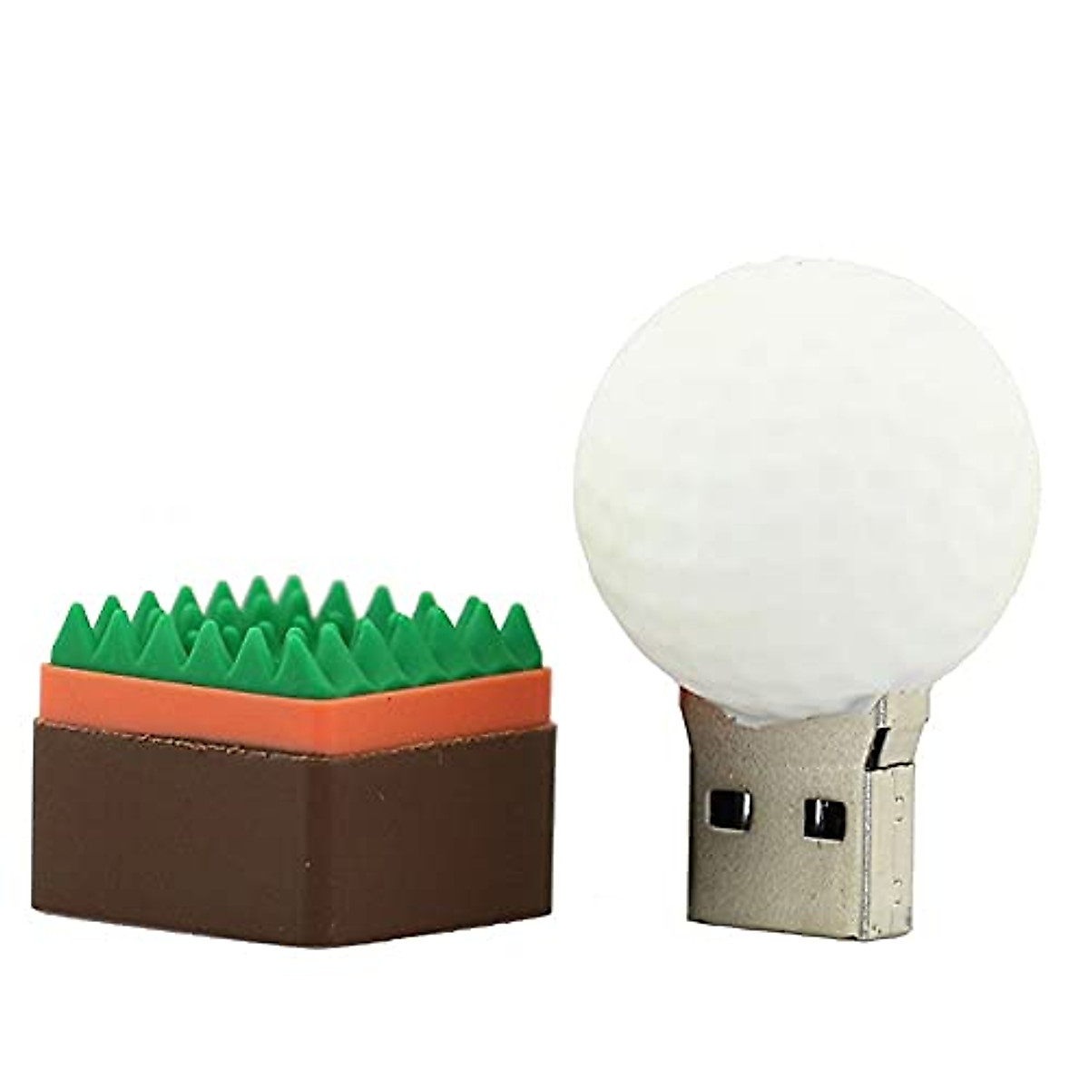 64GB Ball Shape USB Flash Drive U Disk USB 2.0 Data USB Flash Disk Memory Stick Pen Drive Storage Device USB Drive External Storage Flash Disk (Golf)