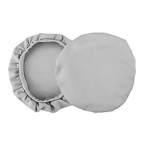 Linkidea 2 Pairs Flex Fabric Headphones Ear Covers Stretchable and Washable Sanitary Earpad Protectors Compatible with AKG, ATH, Beat, Sennheiser, Sony Headphones (S/Grey)