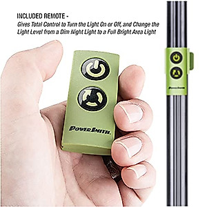 PowerSmith Voyager PVLR8000A-C 8000 Lumen Collapsible Cordless Tripod LED Work Light. Bare Light Only. 3-Way Power. AC or DC Adaptor or Battery Needed to Use Light