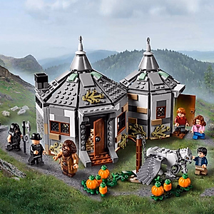 LEGO Harry Potter Hagrid's Hut: Buckbeak's Rescue 75947 Toy Hut Building Set from The Prisoner of Azkaban Features Buckbeak The Hippogriff Figure (496 Pieces)