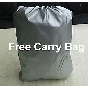 Heavy Duty Bike Cover Outdoor Waterproof Bicycle Covers Rain Sun UV Dust Wind Proof with Lock Hole for Mountain Road Electric Bike for 2 Bike