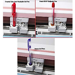 40 Packs Pen Adapter Set Compatible with Cricut (Explore Air, Explore Air 2, and Maker), Pen Adapter Compatible with (Sharpie/Bic/Crayola/Sakura/Pilot/Pentel/Paper Mate/Mitsubishi uni-Ball)