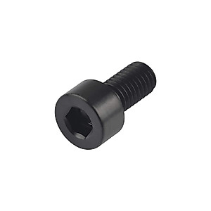 Wanyifa Titanium Ti M5 x 10 12 15 18 20 25 30 35 40 45 50 55 60mm Bicycle Allen Hex Socket Head Screw Pack of 4 (M5x10mm, Black)