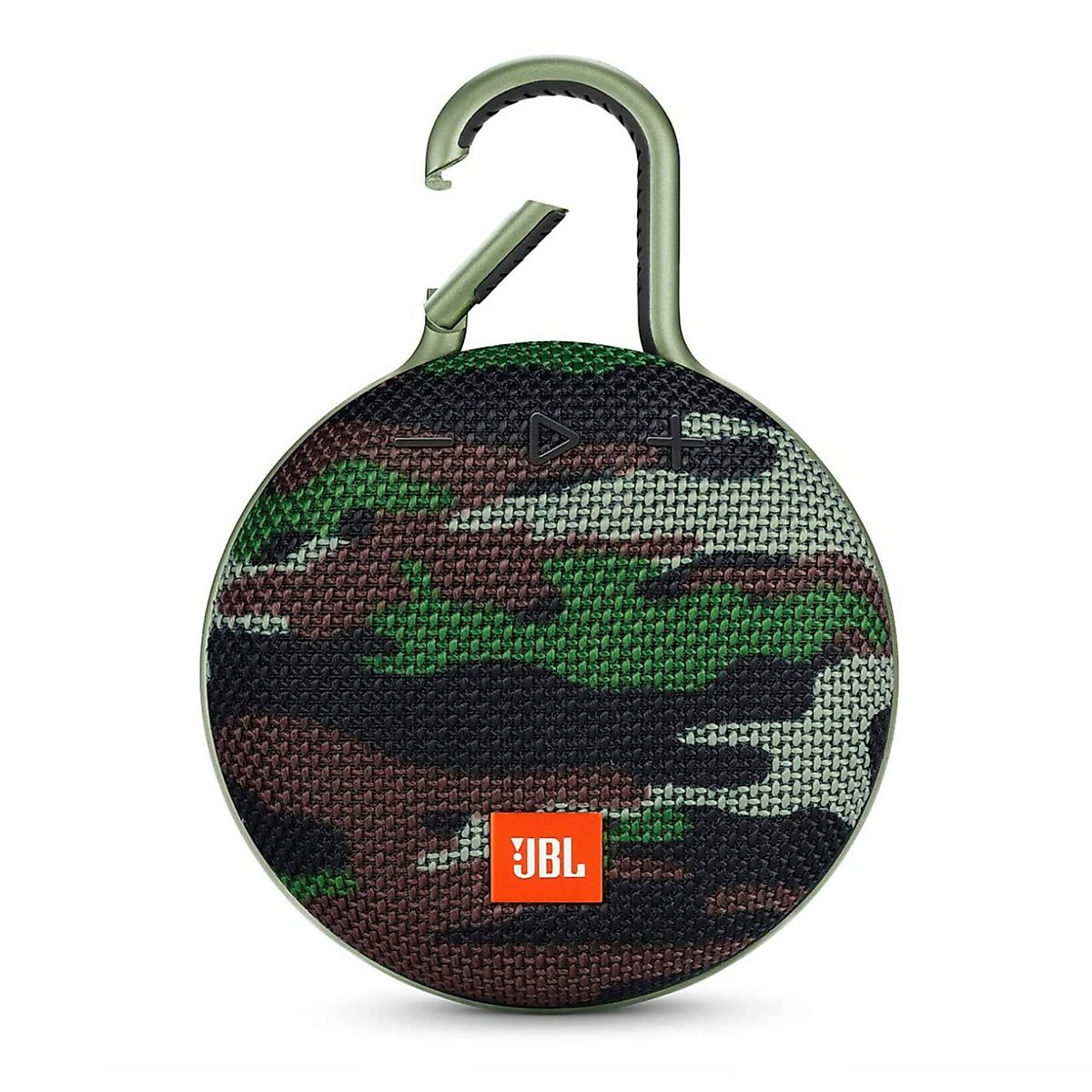 JBL Clip 3, Camouflage - Waterproof, Durable & Portable Bluetooth Speaker - Up to 10 Hours of Play - Includes Noise-Cancelling Speakerphone & Wireless Streaming