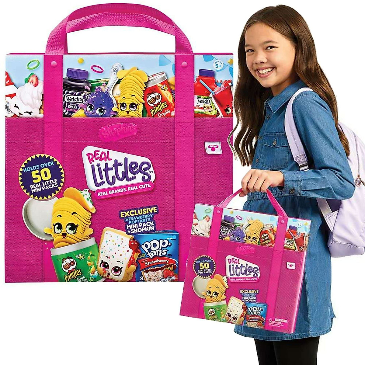 Shopkin Real Littles Collector Case with Exclusive Strawberry Pop Tarts Mini Pack