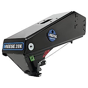 Reese 94920 Goose Box 5th Wheel Pin Box, Air Ride, 20,000 lbs. Capacity, Compatible with Lippert (1621, 1716, 0719), Fabex PB 600 Series, Rhino, Black