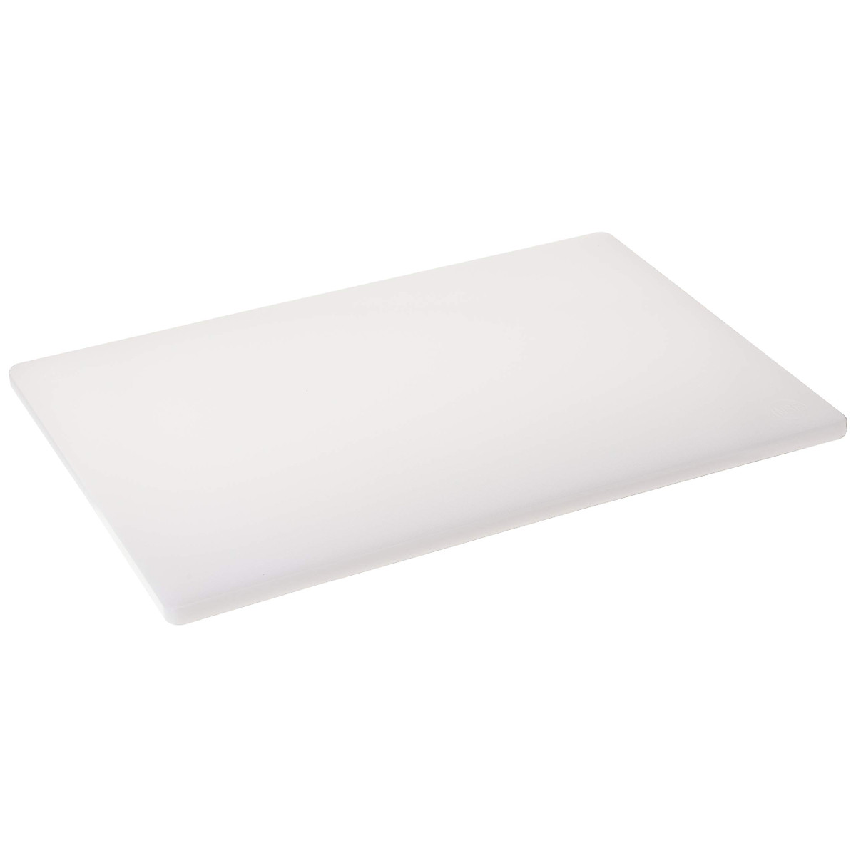 Plastic Cutting Board 12x18 1/2" Thick White, NSF Approved Commercial Use