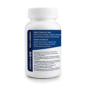 Vimergy MSM with Silica + Calcium Capsules, 120 Servings – Supports Bone Health – Promotes Hair & Nail Health – Non-GMO, Gluten-Free, Kosher, Soy-Free, Corn-Free, Vegan & Paleo Friendly