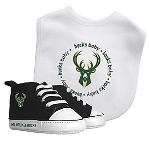 Baby Fanatic NBA Milwaukee Bucks Infant and Toddler Sports Fan Apparel