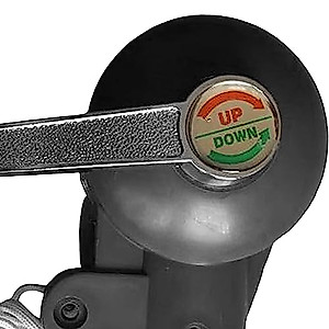 MagiDeal Patio Umbrella Accessories Outdoor Umbrella Clamp Mount Stainless Adjustable Parts Umbrella Replacement Parts for Picnic Beach Patio Balcony, Crank Handle