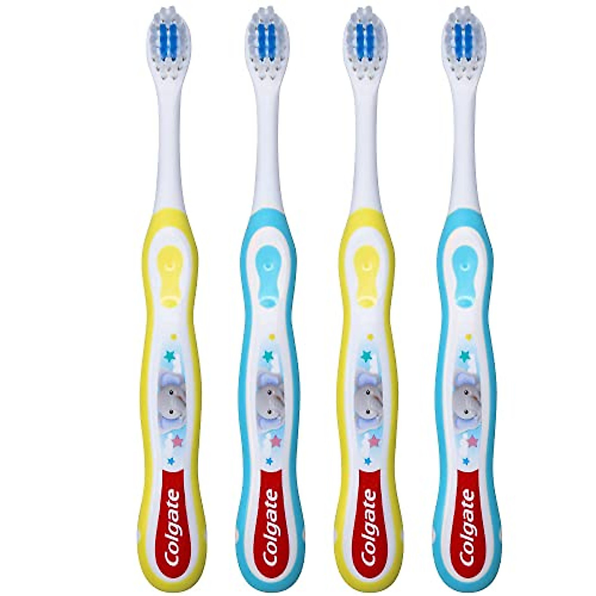 Colgate My First Baby Toothbrush, Extra Soft, (Colors Vary) - Pack of 4