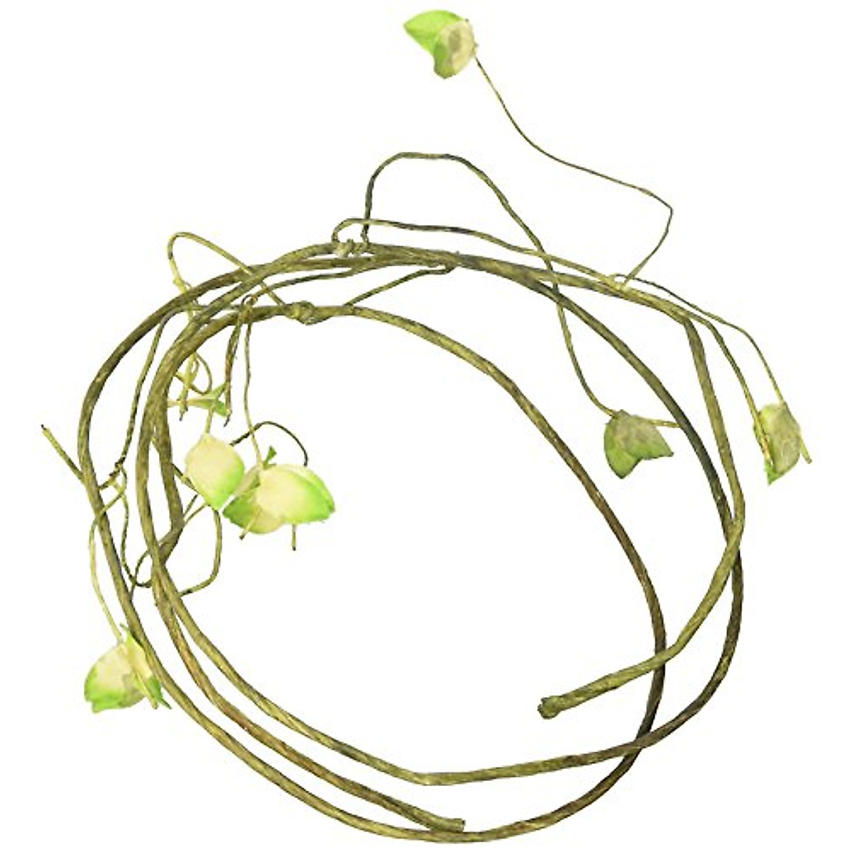 Penn-Plax Reptology Leafy Climber Terrarium Vines for Reptiles – Decorative and Flexible – 5’ Length – 1/4” Diameter – Green
