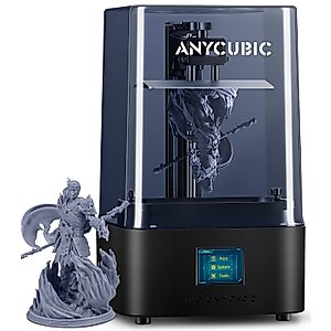 ANYCUBIC Photon Mono 2, Resin 3D Printer with 6.6'' 4K + LCD Monochrome Screen, Upgraded LighTurbo Matrix with High-Precision Printing, Enlarge Print volume 6.49'' x 5.62'' x 3.5''