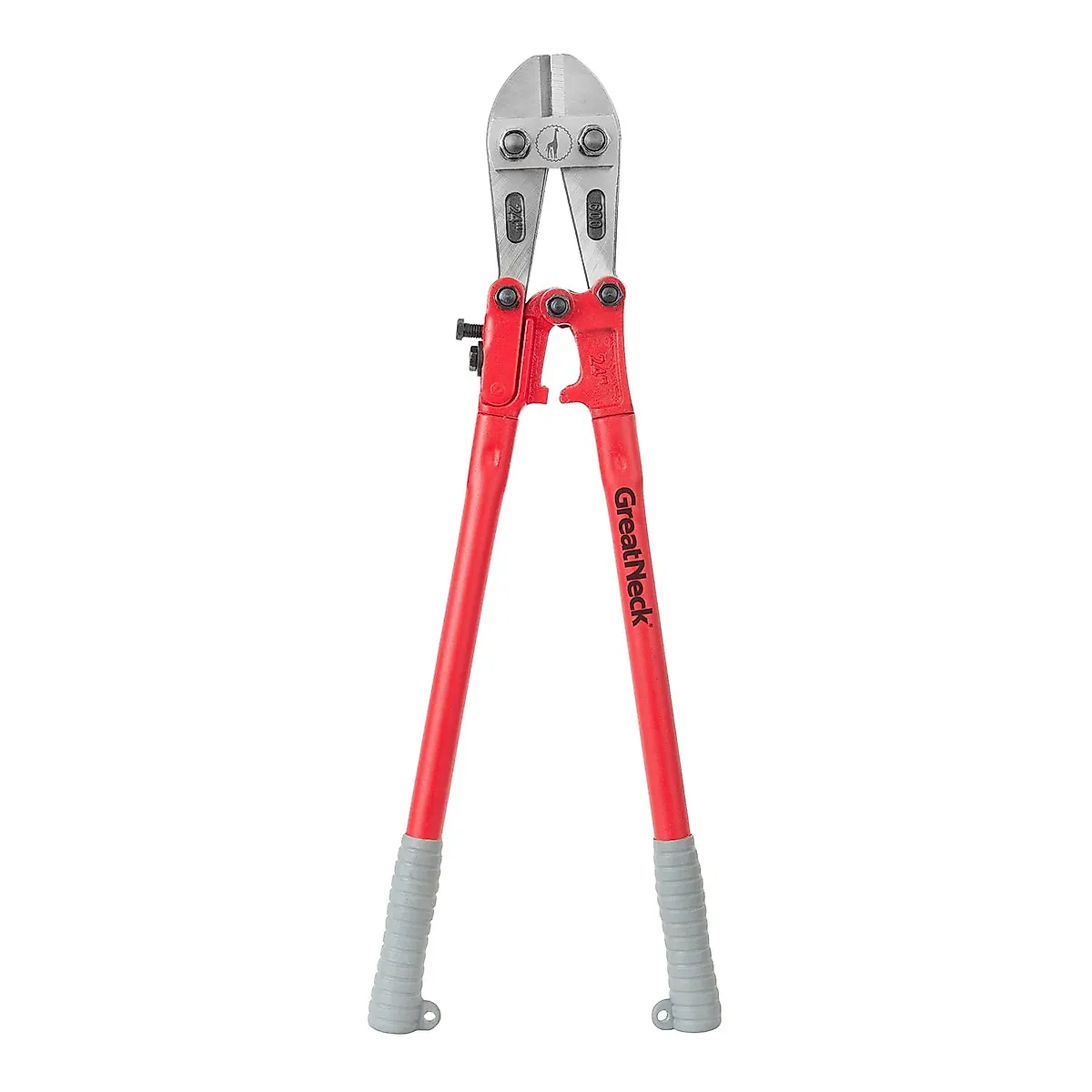 GreatNeck BC24 24-Inch Bolt Cutters, Cut Through Chain Link, Barbed Wire, Nails, Bolts, Most Soft to Medium Metals, Durable-Hardened Cutting Edge, 5/16-Inch Open Capacity, Compound-Action Jaw