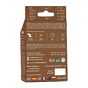 MinaiBrow Tint Kit Light Brown | Natural Spot Coloring Brow Powder with Brush for Tinting | Water & Smudge Proof Instant Brow Dye, 100% Gray Converge, Ammonia Free