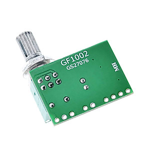 DAOKI 6PCS PAM8403 3W+3W Digital Power Amplifier Board DC 5V Dual Channel Stereo Power Amplifier Module with Volume Control Potentionmeter with 6PCS Knob Cap, 3PCS 3.5mm Audio Jack Cable