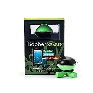 ReelSonar iBobber Wireless Bluetooth Smart Fish Finder iOS Android Devices, Black/Green