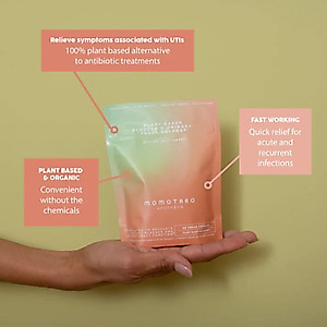 MOMOTARO APOTHECA Urinary Health Supplement, Natural Vaginal & Bladder Health, Urinary Tract Supplements - Cranberry, D Mannose, Vegan - Natural Support for Vaginal Health, pH Balance 60 Capsules