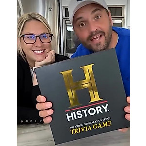 HISTORY Channel Trivia Game - 2000+ Fun General Knowledge Questions for Adults, Family and Teens in The Pursuit of Trivial Knowledge - The Perfect Party Card Game for Board Games Night with your Group