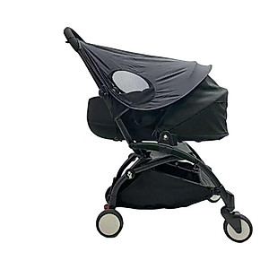 Baby Stroller Sun Shade Sun Protection Sun Shade for Strollers Car Seats Pram Pushchair Buggy Stroller Sunshade Parasol Sun Rain Shade Canopy Cover Awning Anti-UV Toddlers Stroller Canopy Sun Shade