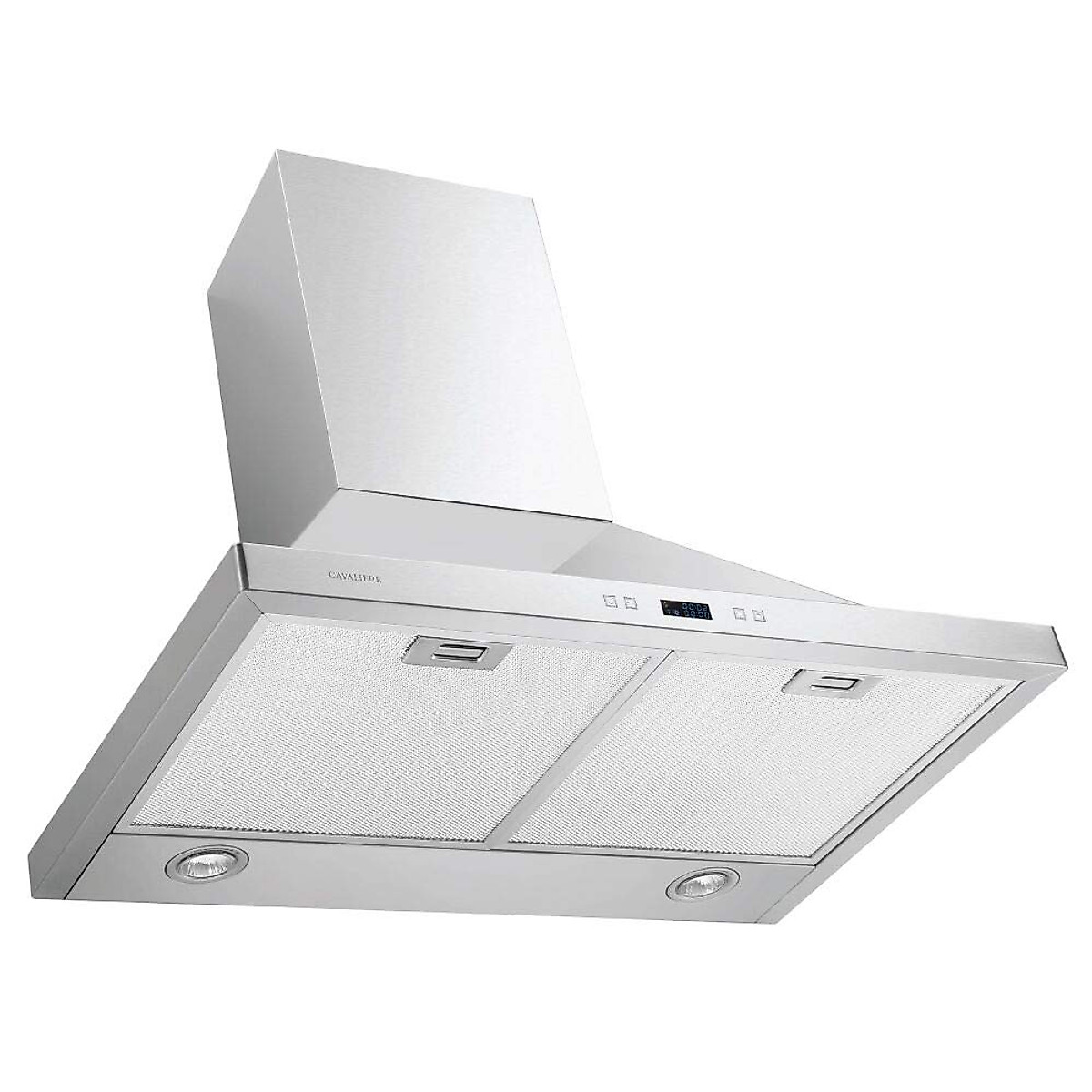 Cavaliere SV218B2-30 inch Wall Mount Range Hood with 462 CFM in Brushed Stainless Steel