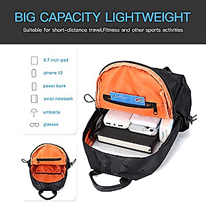 Small Sling Crossbody Backpack Shoulder Messenger Bag for Men Women, Mini Anti Theft One Strap Motorcycle Backpack Sling Tactical Chest Bag for Hiking Walking Biking Travel Cycling Camouflage Black