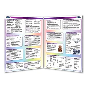 Permacharts Chakras Guide- Holistic Health Quick Reference Guide