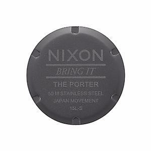 NIXON Porter Leather A1058 50m Water Resistant Men’s Watch (20-18mm Leather Band and 40mm Watch Face)