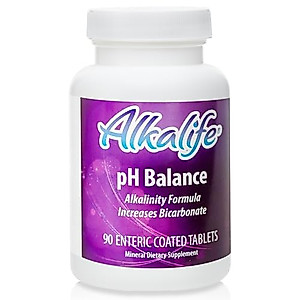 Alkalife pH Balance Tablets | The First Patented Tablets That Neutralize Acid & Balance pH for Immune Support, Peak Performance, Detox, Overall Wellness – 90 Tablets
