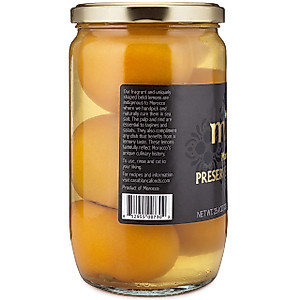Mina Preserved Lemons, Authentic Moroccan Gourmet Preserved Beldi Lemons, 25.4 Ounce