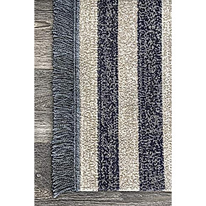 nuLOOM Roberge Diamonds Indoor/Outdoor Area Rug, 8' Square, Blue