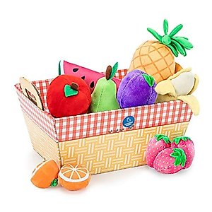 Educational Insights Plush Vegetable Garden 13-Piece Set: Pretend Food, Early-Learning Skills, Ages 2+