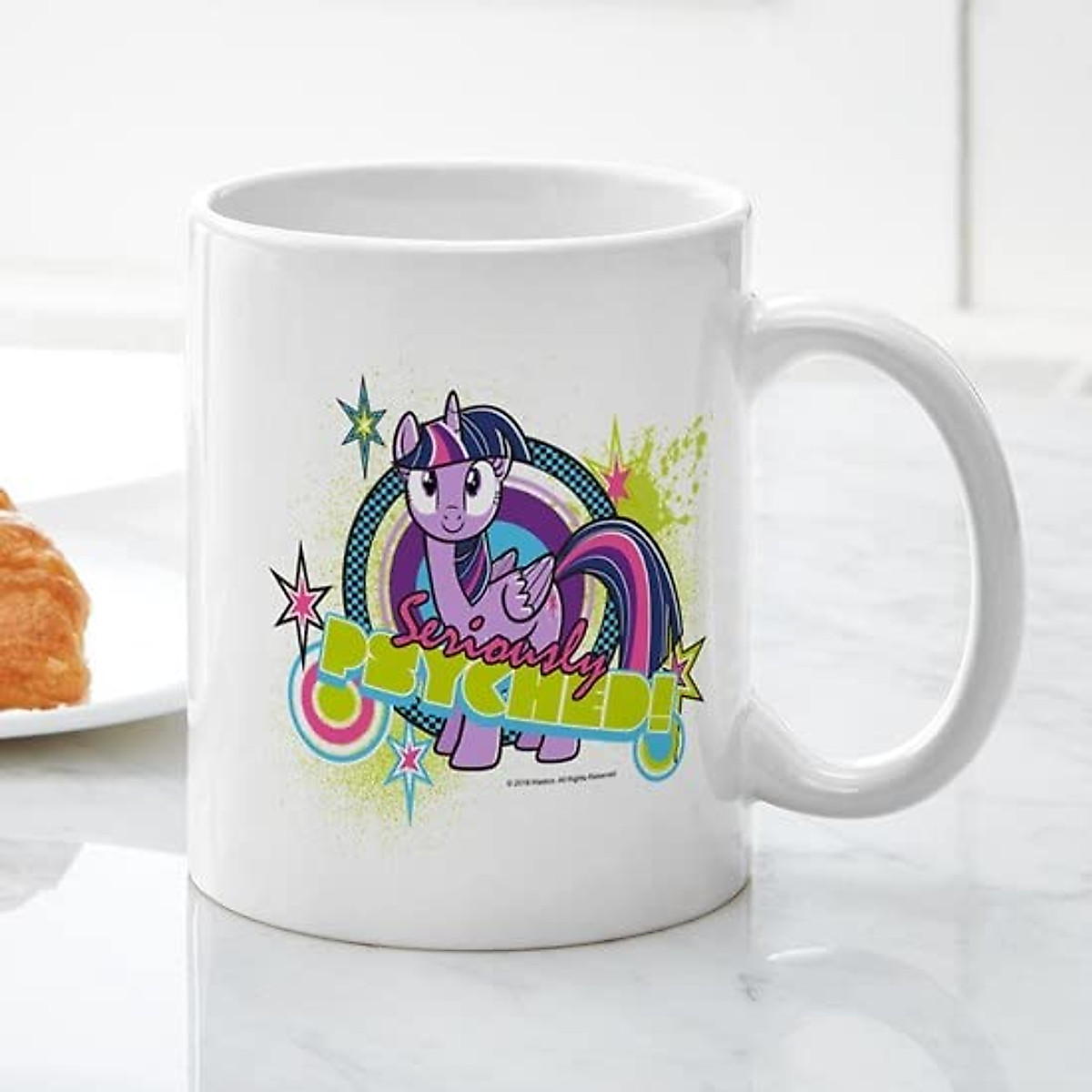 CafePress MLP Twilight Sparkle Seriously Psyched! Mug Ceramic Coffee Mug, Tea Cup 11 oz