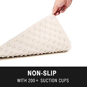 BOWERBIRD Premium Air Cushion Bathtub Mat with 800+ Air-Filled Cells, Provide Unprecedented Cushioned and Soft Comfort, Reduce Fatigue on Your Feet