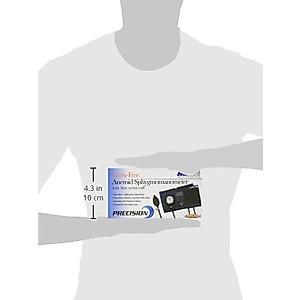 MABIS Precision Series Aneroid Sphygmomanometer Manual Blood Pressure Set with Calibrated, Nylon Cuff and Carrying Case, FSA HSA Eligible, Adult Large, Latex Free